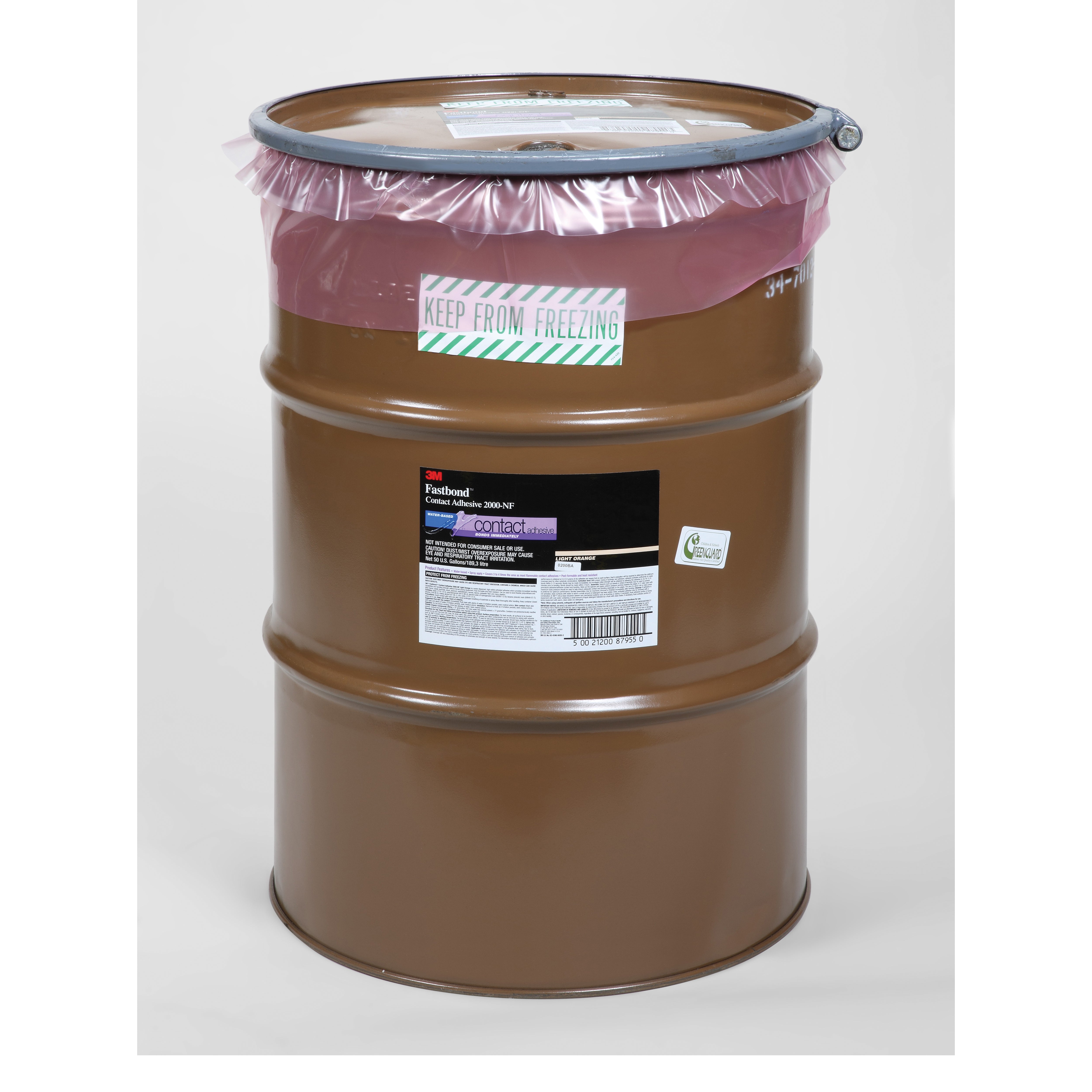 3M Fastbond 2000NF-50GAL-ORG ~ Contact Adhesive 2000NF in Orange (50 ...